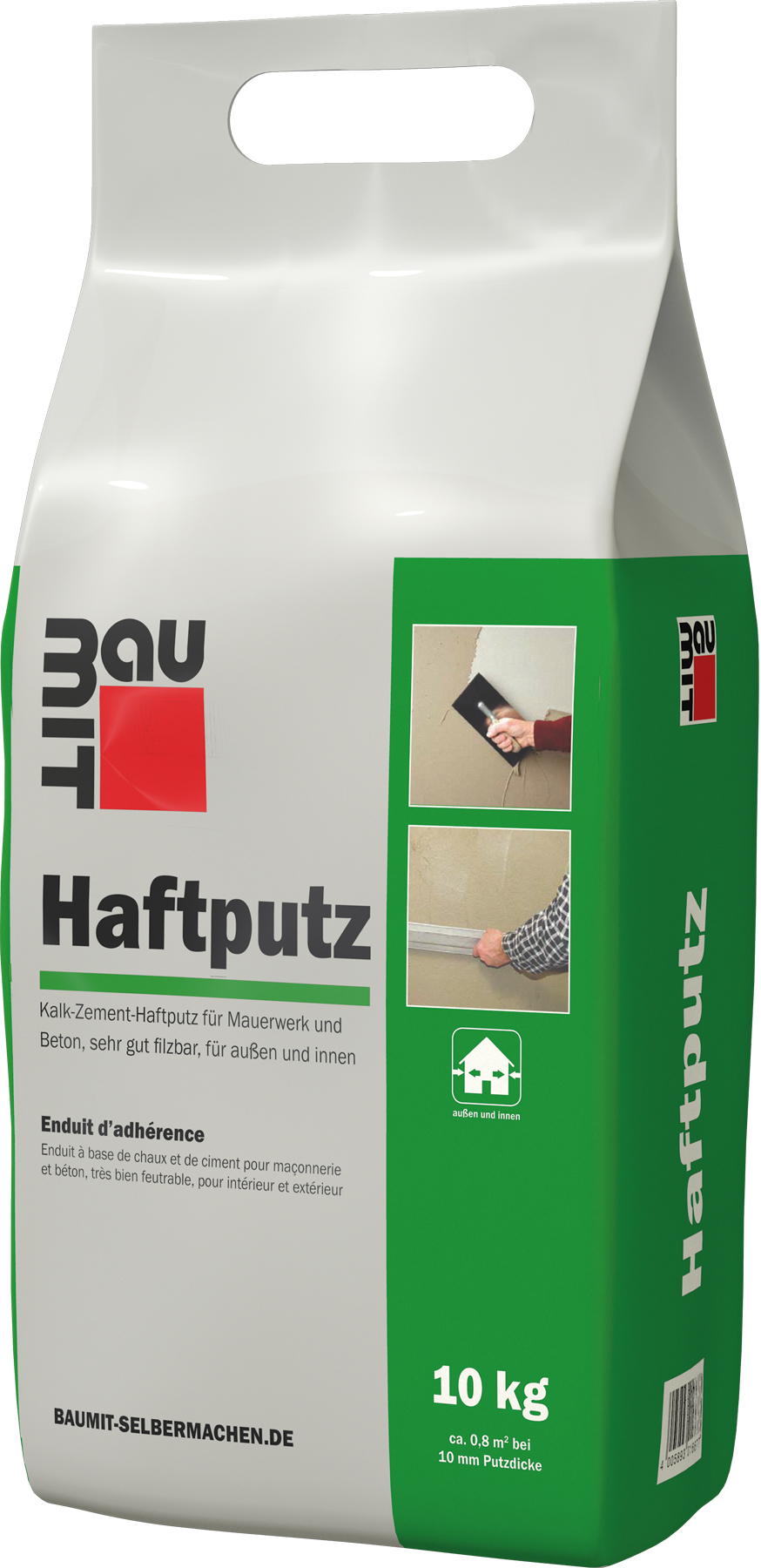 Haftputz 10 kg | Mauer Verputzen | Baumit Selbermachen