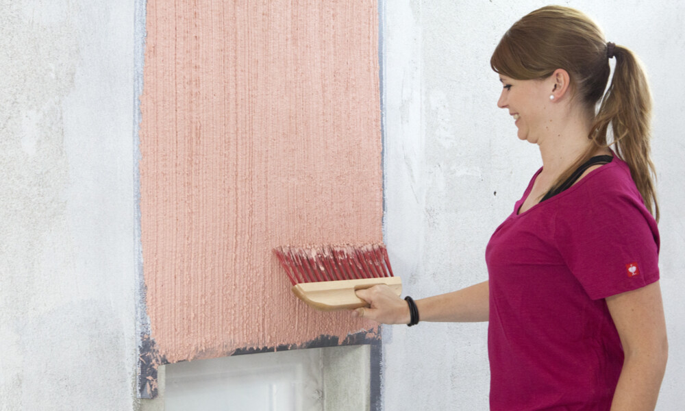 Scheibenputz | Fassade Gestalten | Baumit Selbermachen