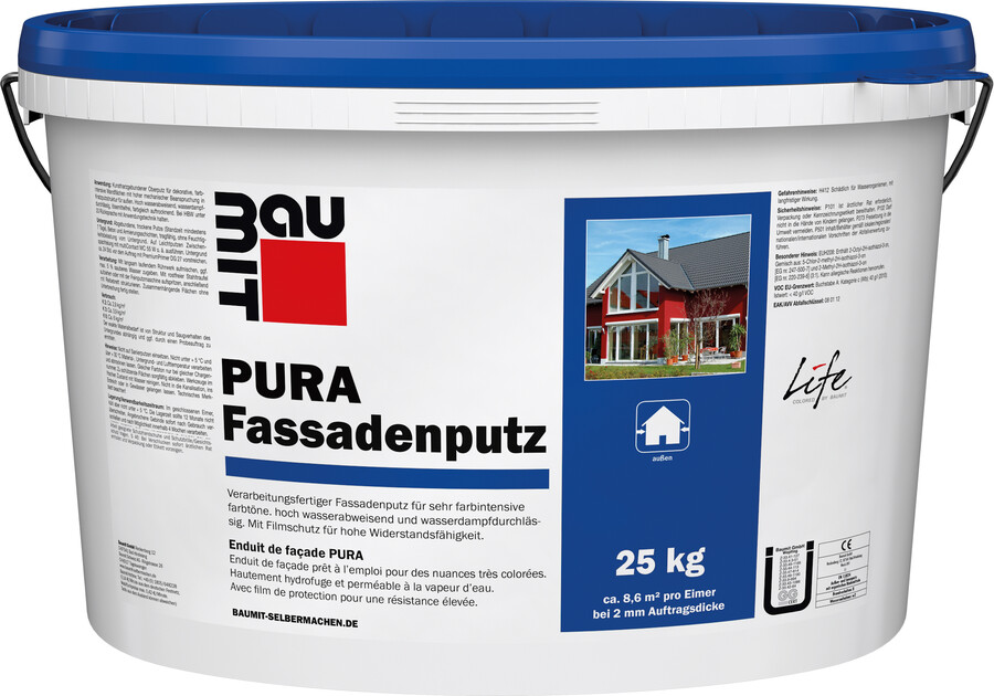 PURA Fassadenputz | Fassade Gestalten | Baumit Selbermachen