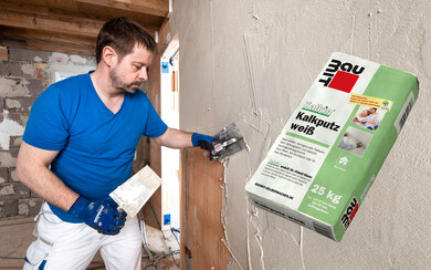 Kalkputz RK 39 außen 35 kg | Mauer Verputzen | Baumit Selbermachen