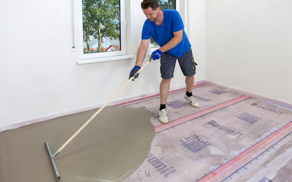 Ausgleichsmasse Extrem 25 kg | Estrich Boden | Baumit Selbermachen