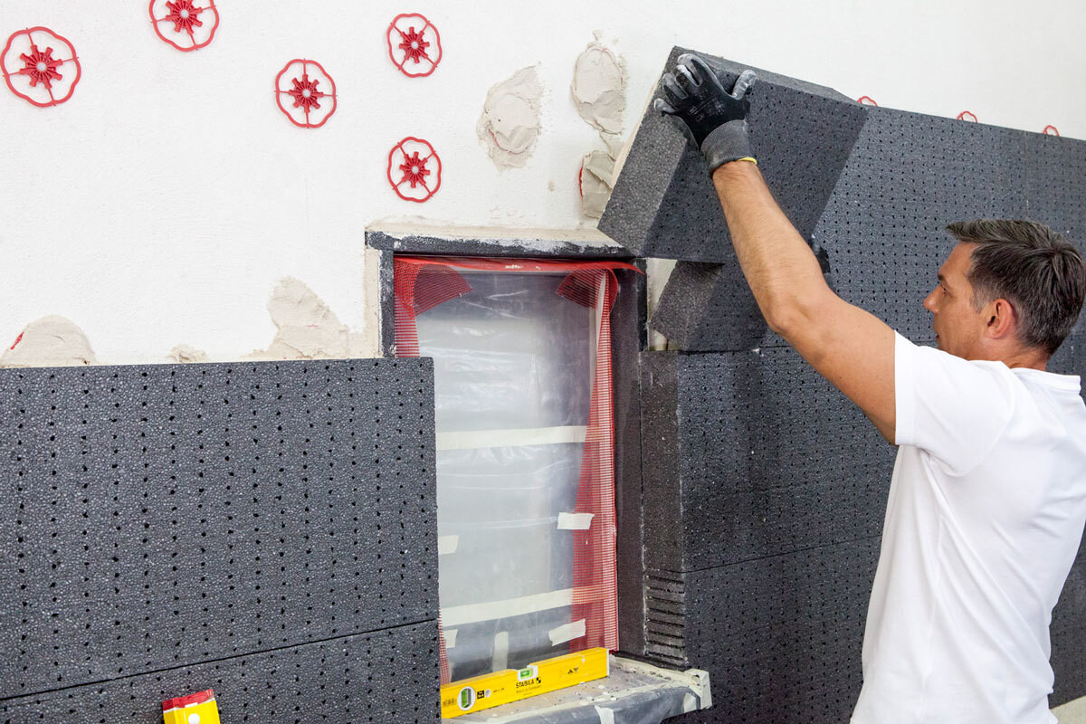 EPS-open-Dämmplatte 034 20 cm | Fassade Dämmen | Baumit Selbermachen