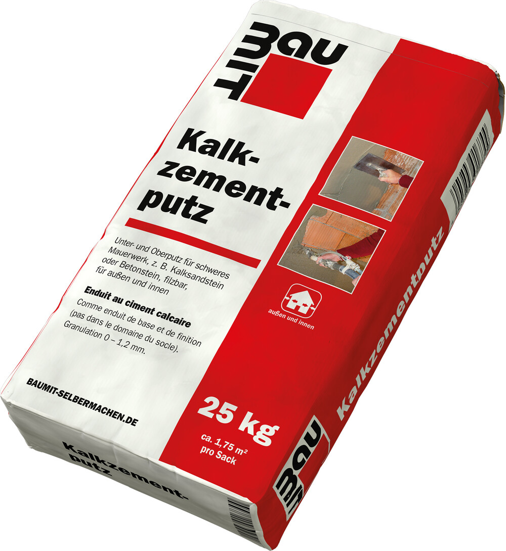 Kalk Zement Putz Glatten
