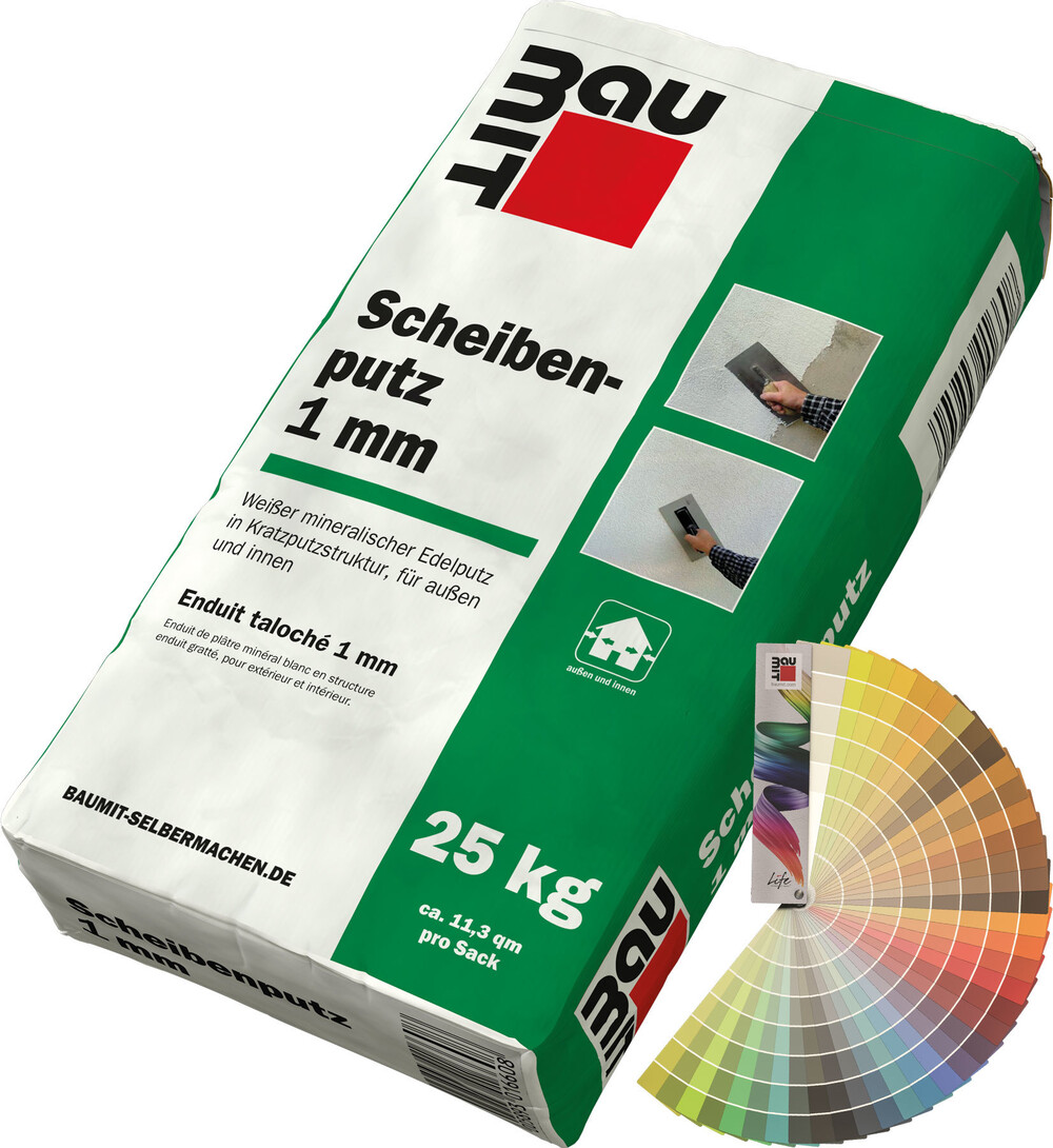 Kratzputz 2 mm: 25 kg, farbig | Fassade Gestalten | Baumit Selbermachen