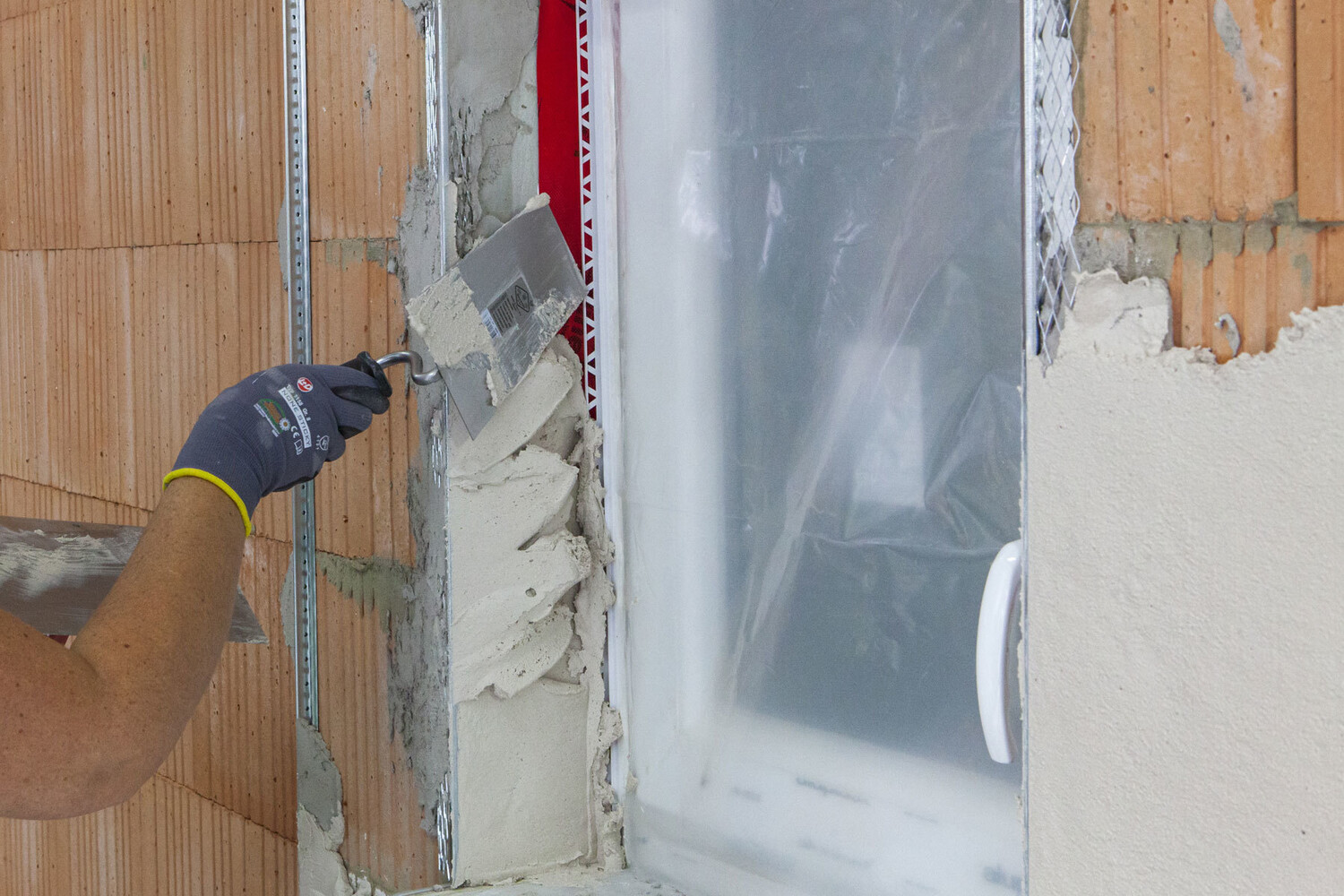 Gipshaftputz Rot 30 kg | Mauer Verputzen | Baumit Selbermachen