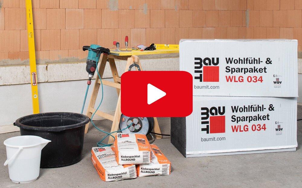 EPS-Dämmplatte 031 | Fassade Dämmen | Baumit Selbermachen