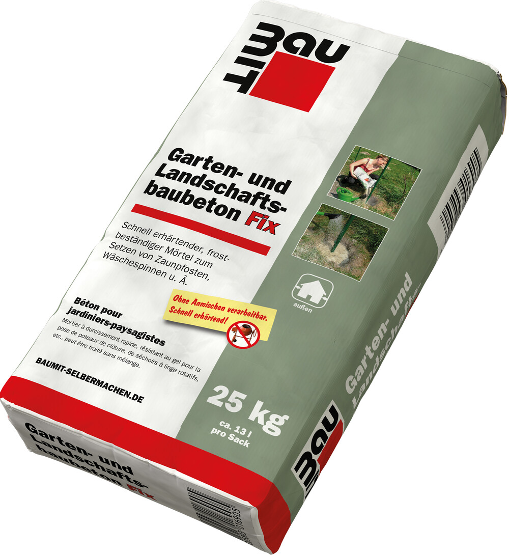 Material inklusive Sack mischen? Das geht! - Informieren - Gartenbau - Baumit Deutschland Produkte